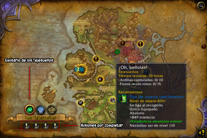 Guía de reputación de los Tejesueños en Legion - WowChakra