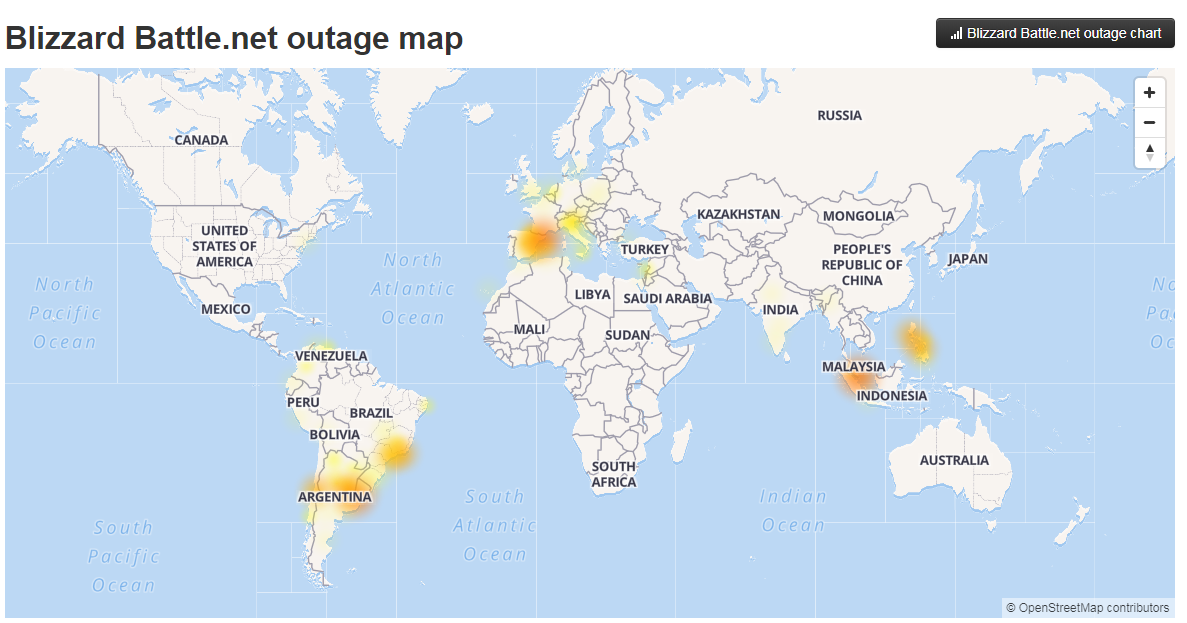 Problemas en el acceso al servicio de Battle.net y los juegos de ...