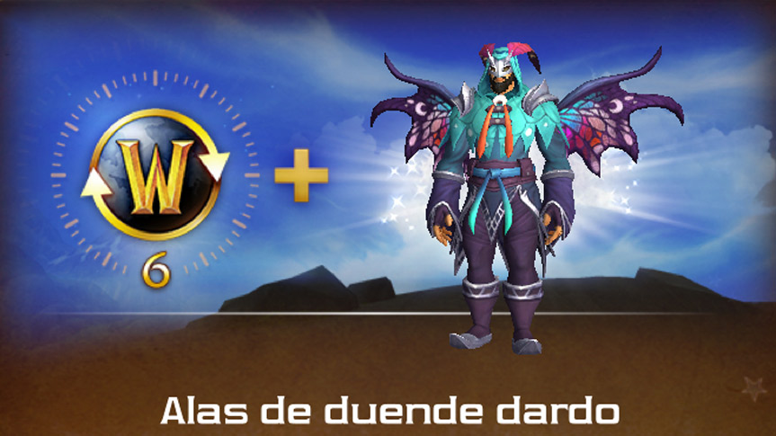 Compra una suscripción de 6 meses de WoW y consigue de regalo Alas de ...