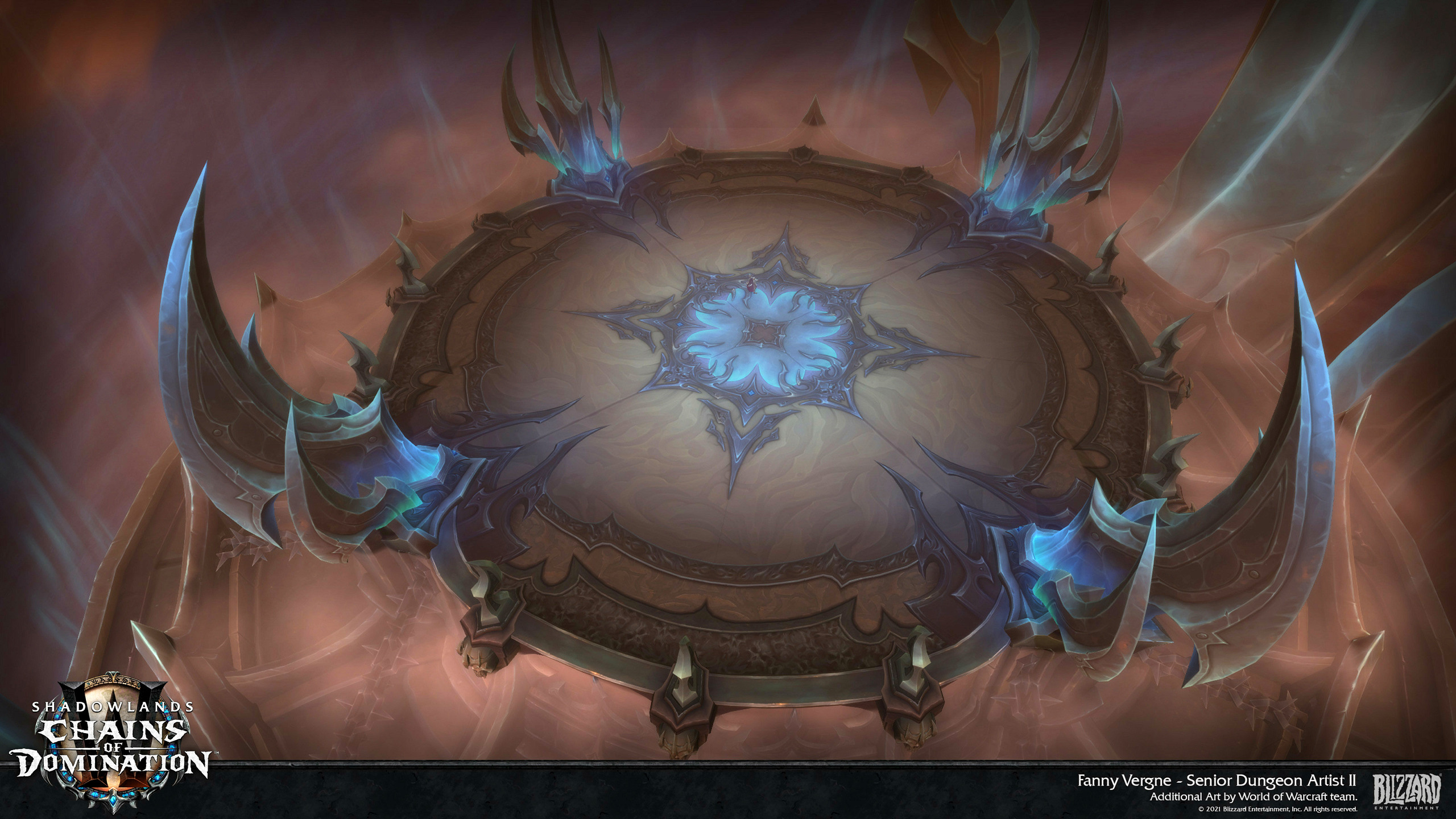 Diseño de las salas de los jefes de Sagrario de Dominación por Fanny Vergne - WowChakra