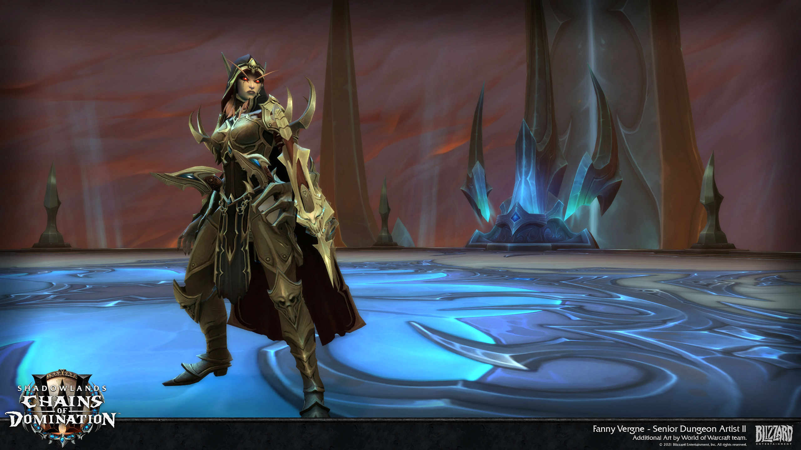 Diseño de las salas de los jefes de Sagrario de Dominación por Fanny Vergne - WowChakra