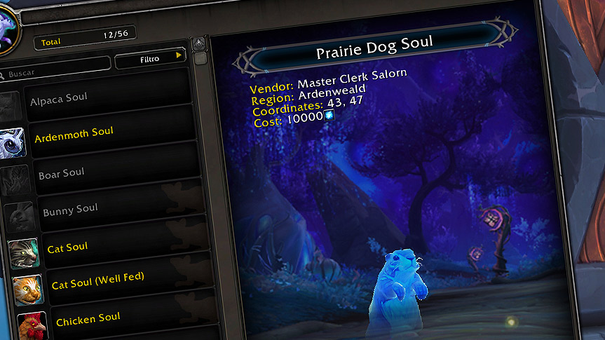 Addon Soulshape Journal con toda la información de las Formas de Alma ...