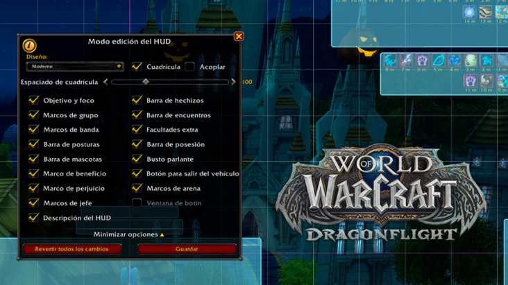 Interfaz de Usuario en Dragonflight [Personalización] - WowChakra