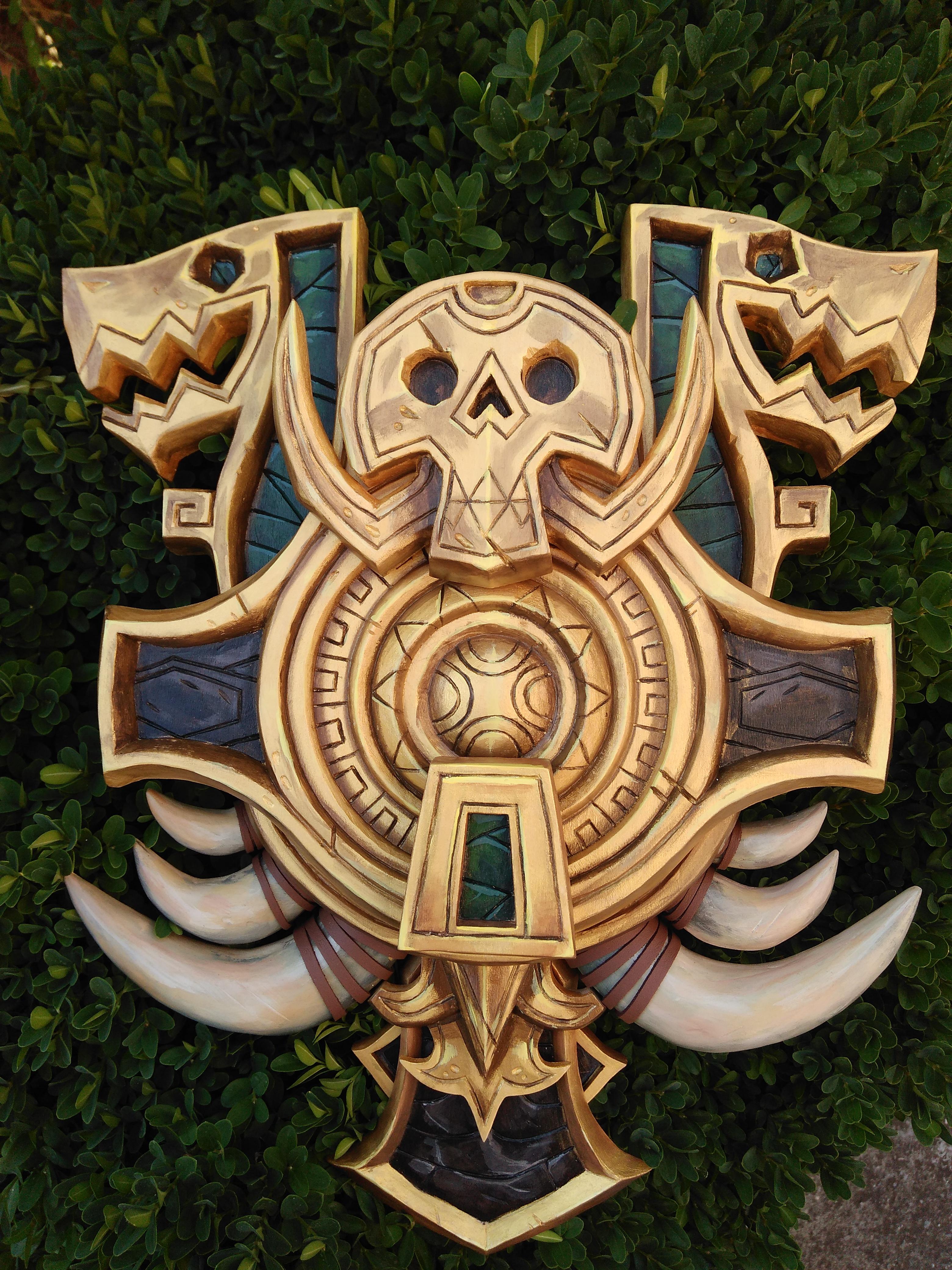 Emblemas de World of Warcraft tallados en madera por TrollsHut ...